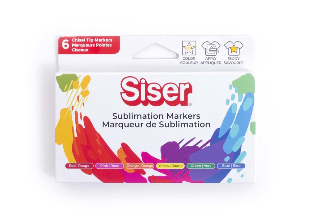 Siser Pennarelli Sublimatici Colori Primari - Necchi Shop Online