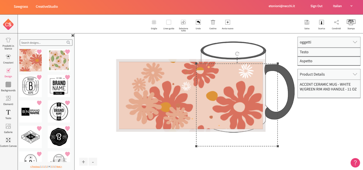 Software Sawgrass Creative Studio - Necchi Shop Online